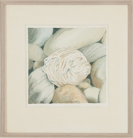 LARS RYLANDER (f.1945). Stenar, akvarell, signerad och daterad Lars ...