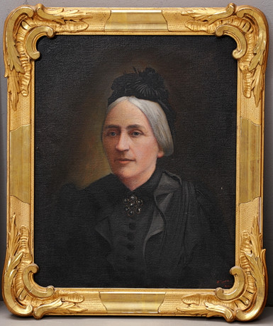 AXEL SMITH. Portrait, oil on canvas, signed, 19th/20th century. Art ...