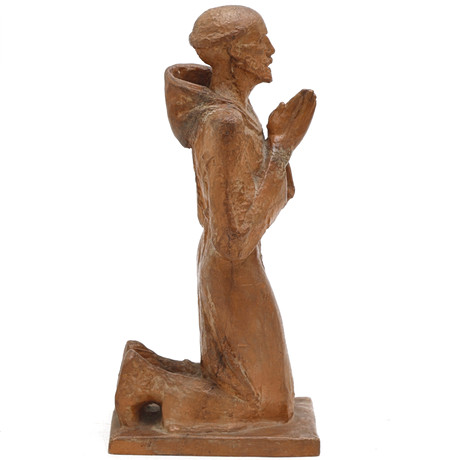 MANOLO HUGUÉ. Efter. Franciskus av Assisi. Konst - Skulptur - Auctionet