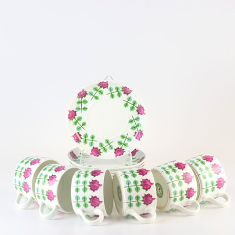 STIG LINDBERG. Tea service "Pynta", 12 parts, flintware, Gustavsberg ...