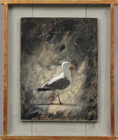 N. JONAS ENGLUND (FÖDD 1960). "Larus Argentatus", signed. Art ...