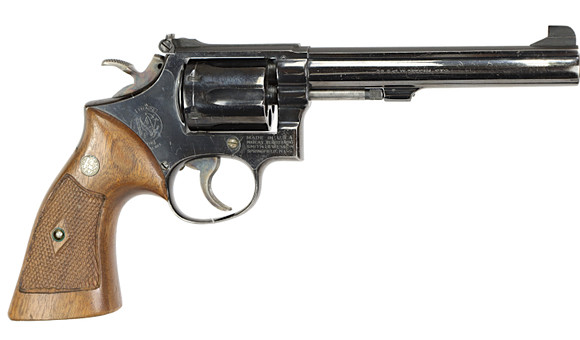 REVOLVER, Double Action, make Smith & Wesson, model 14-2, caliber .38 ...