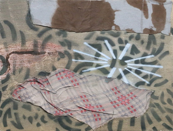 STEFAN TELEMAN. "Testimony II". Mixed media, signed and dated on verso ...