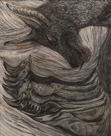 SUSAN RILEY (D. 2022). HUNDEN PRÄST. Konst - Måleri - Auctionet