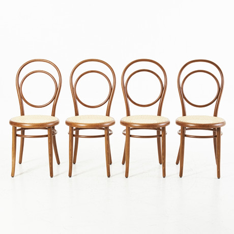 MICHAEL THONET. „N 14 Anniversary Chair“, Stühle, 4 Stück, Gebrüder ...