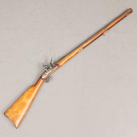 FLINT LOCK RIFLE, 17/1800s. Weapons & Militaria - Guns & Rifles - Auctionet