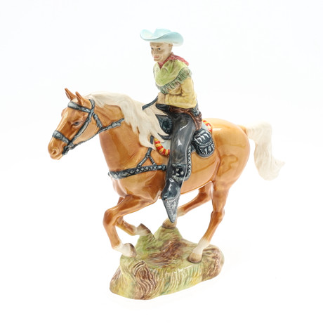 EN BESWICK MONTERAD KANADENSISK COWBOY. Keramik & Porslin - Europeiskt ...