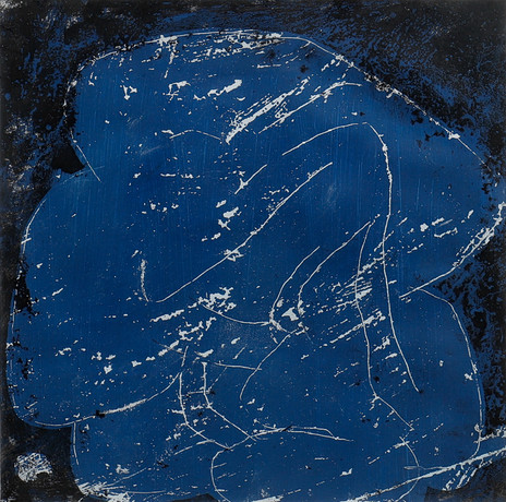 ELIS ERIKSSON. COMPOSITION IN BLUE, BLACK, WHITE. Art - Paintings ...