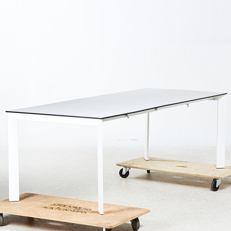 DINING TABLE. Contemporary, Domitalia, Italy, top in white laminate ...