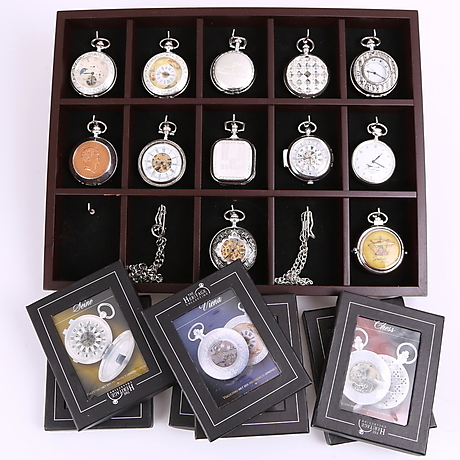 POCKET WATCH 12 pieces, collection "Heritage Collection" 2000s. Clocks ...