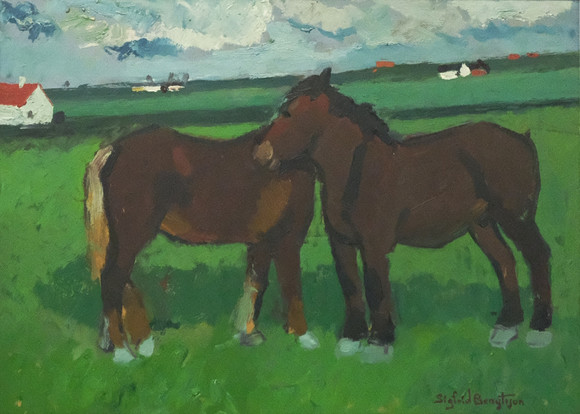 SIGFRID BENGTSSON. OIL ON THE Board. Art - Paintings - Auctionet