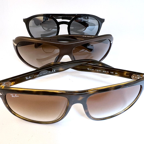 PRADA. DOLCE GABBANA & RAY-BAN. Solglasögon 3 par. Herr. Vintagekläder ...