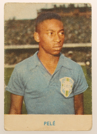 ALPHABILD, the first collector's picture of the Brazilian soccer player ...