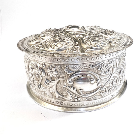LOCKASK. SILVER. Rococo decor. Unidentified stamps. Silver & Metals ...