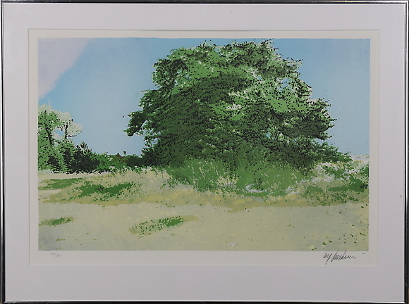 ULF ONSBERG. Forest lot, color serigraph no. 119/190, signed. Art ...