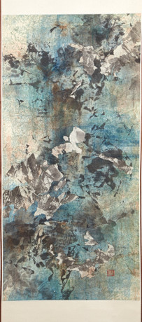 SHU-TIAN ZHANG (China, contemporáneo). Pergamino pintura/pergamino ...