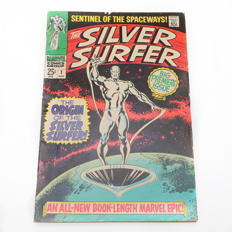 MARVEL COMICS SILVER SURFER - NO 1 'THE ORIGIN OF THE SILVER SURFER ...