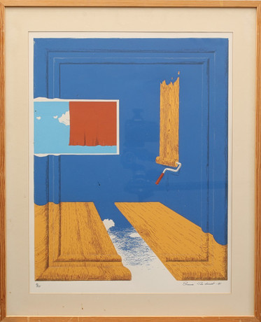 SUNE RUDNERT. Färglitografi, numrerad 8/25, signerad, daterad -81 ...