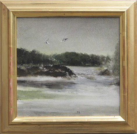 OLLE LINDGREN. OIL on canvas, signed, modern. Art - Paintings - Auctionet