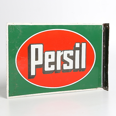 ENAMEL SIGN, "Persil", from Lanthander. The first half of the 20th ...