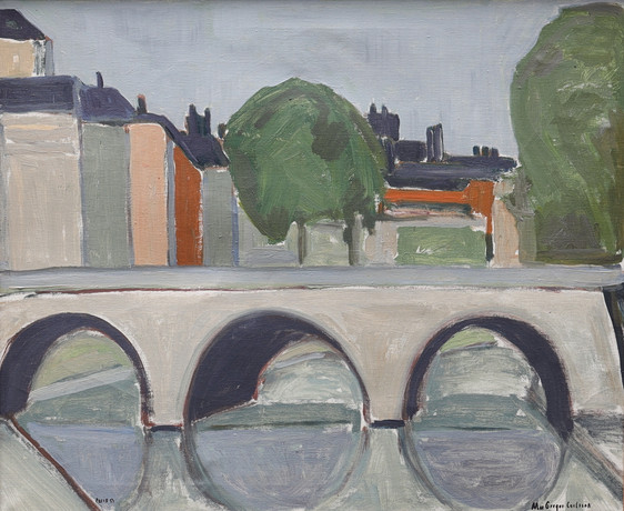 MAX GREGOR CARLSSON. "Paris", olja på duk, signerad. Konst - Måleri ...