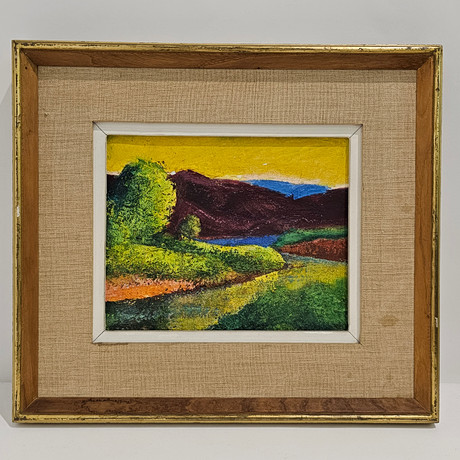 MIQUEL VILLÀ. "POBLA DE SEGUR, 1965". OIL ON CANVAS. Art - Paintings ...