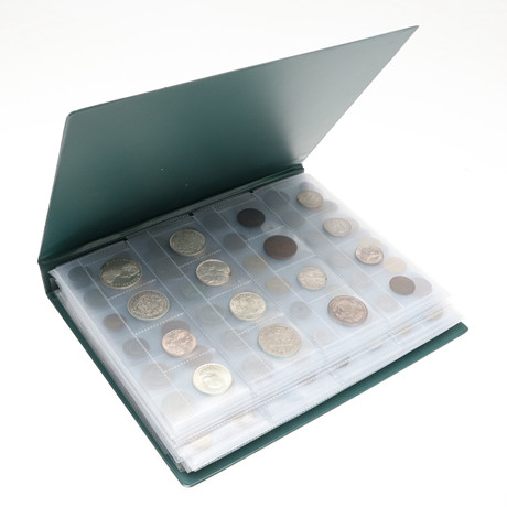 AN EXTENSIVE ALBUM OF WORLD COINS. Coins, Medals & Stamps - Coins ...