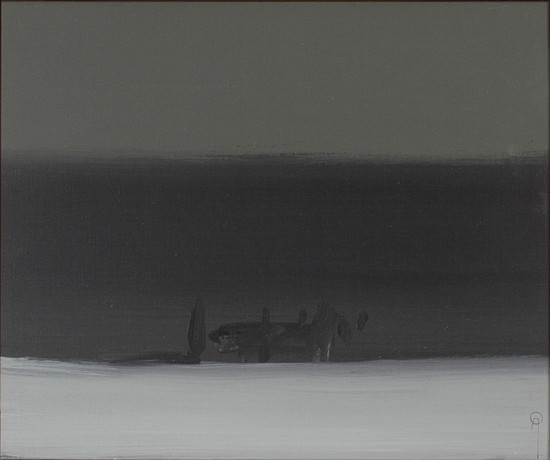 ARNE OLSSON. Strandlinje, olja på duk, signerad. Konst - Måleri - Auctionet