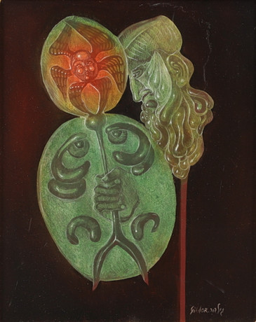 JACOB (YAACOV) GILDOR. Oil on Board, signed. Art - Paintings - Auctionet