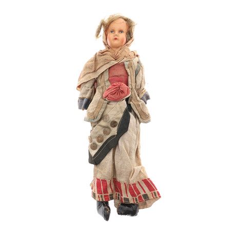 A DRESSED GYPSY DOLL, SECOND HALF 19TH CENTURY. Toys - Toys - Auctionet