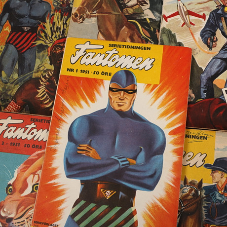 FANTOMEN, serietidning, 6 st från 1951. Leksaker - Serietidningar ...