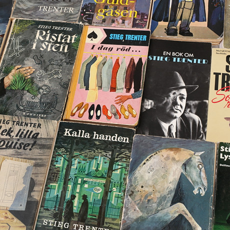 STIEG TRENTER. Böcker, 32 st, 1900-tal. Böcker, Kartor & Handskrifter ...