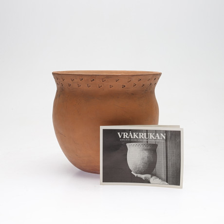 KRUKA, lergods, s.k. "Vråkrukan", Kai Krebs, 1900-talets andra hälft ...