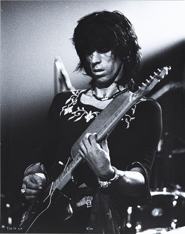 ED FINNELL (USA/SVERIGE, FÖDD 1956). Keith Richards, Rolling Stones ...