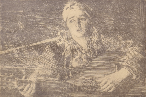 ANDERS ZORN. After. "Hail Mary". Lithographic reproduction, Bengtsons ...