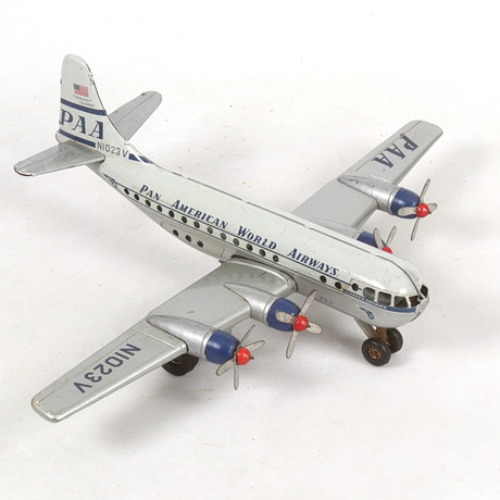 AIRCRAFT MODEL, sheet metal, "Strato" Clipper, "Pan American World ...