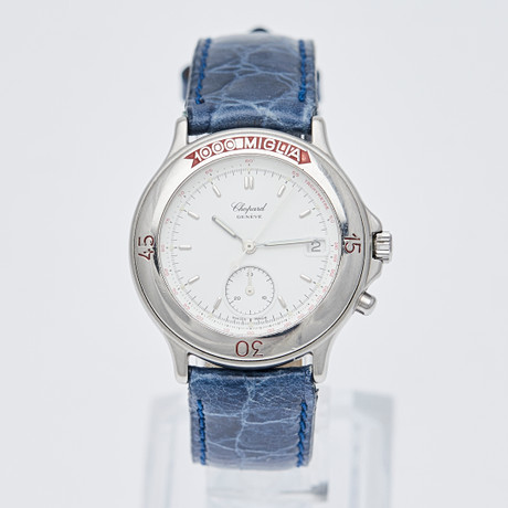 CHOPARD. WRISTWATCH, model 'Mille Miglia', quartz movement, chronograph ...