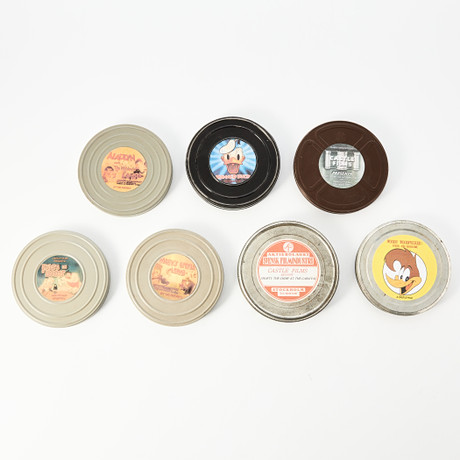 FILM, silent film, 7 parts, 1930s (later copies), 16 mm, nitrate film ...