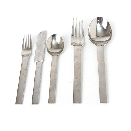 GUNNAR CYRÉN. Bestick, 18 stycken, "Nobel", Gense. Silver & Metall ...