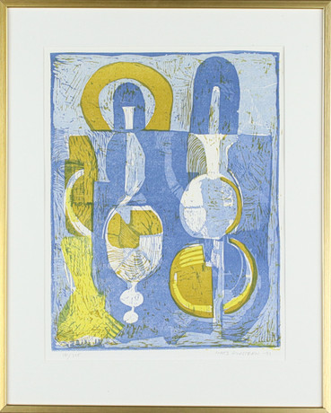 MATS RYDSTERN. Lithography, 181/225, figure composition, signed. Art ...