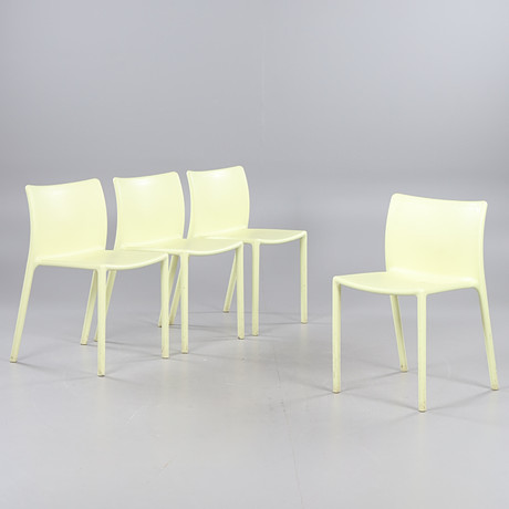 JASPER MORRISON, chairs, "Air Chair", 4 pieces, Magis, made in Italy ...