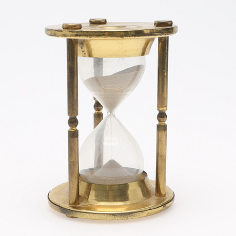 TIMGLAS, mässing, glas, 1900-tal, England. Silver & Metall - Tenn ...