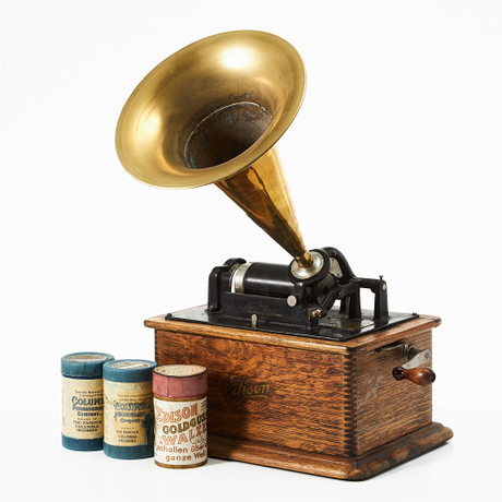 FONOGRAF, Edison Standard Phonograph, Model B, ca 1904-1909, med ...