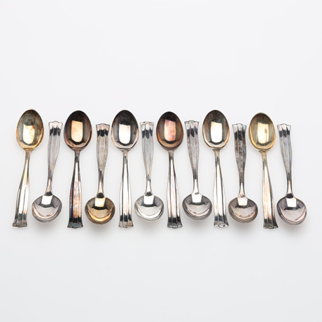 LUSIKAT, 12 kpl, hopea "Birgitta" MGAB. Hopea ja metalli - Hopea ...