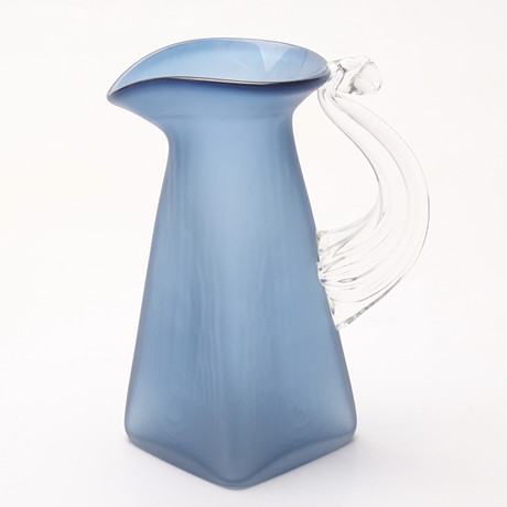 STEVEN NEWELL. Jug, glass. Glass - Art glass - Auctionet