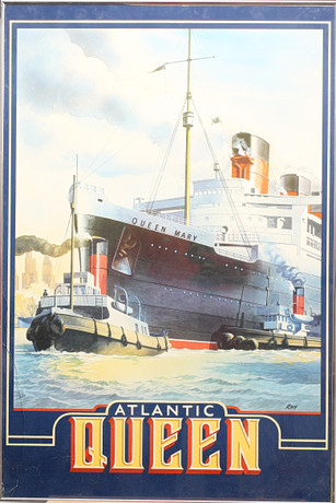 AFFISCH. Efter, Atlantic Queen. Konst - Övrigt - Auctionet