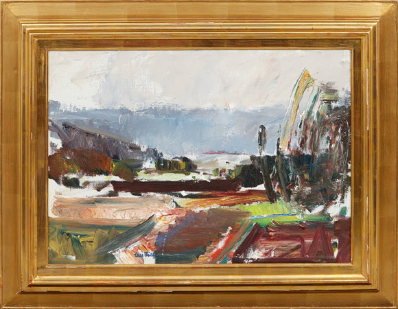 LARS FALK. Landskap, olja på duk, signerad. Konst - Måleri - Auctionet