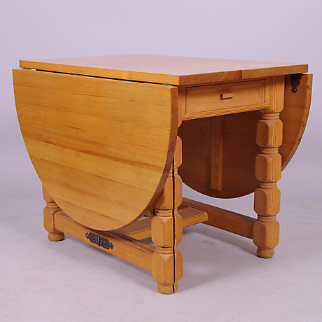TABLE with flaps and drawers, fur, Krogenäs furniture. Furniture ...