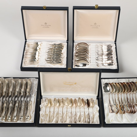 BESTICKUPPSÄTTNING, 60 delar, "Patricia", silver. Silver & Metall ...