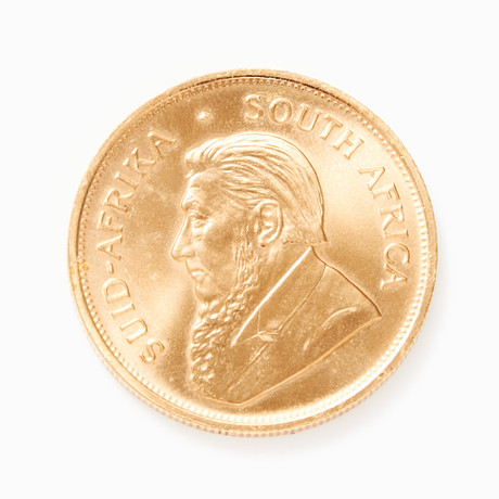 COIN, 21.6k gold, Krugerrand, Suid-Afrika/South Africa, 1983, engraver ...